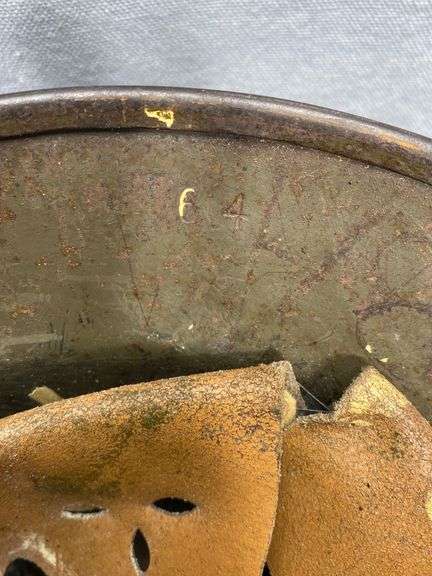 German WWII Style Helmet W/ Ss Decals - Dixon's Auction at Crumpton