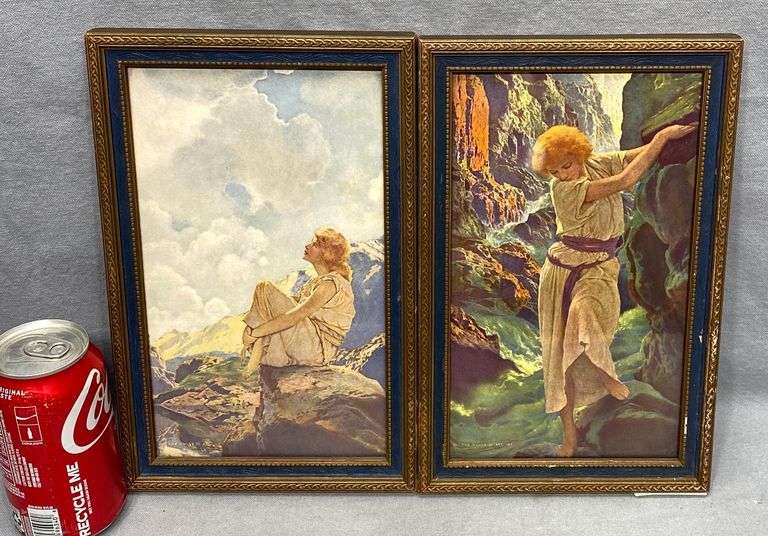 2 Art Deco Maxfield Parish Prints - Dixon's Auction at Crumpton