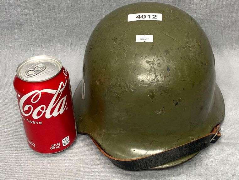 German WWII Style Helmet W/ Ss Decals - Dixon's Auction at Crumpton