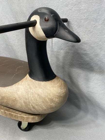 Beth & Don Metzger Canada Goose Decoy Scooter - Dixon's Auction at Crumpton