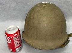 Vintage US Military Steel Pot Helmet - Dixon's Auction at Crumpton