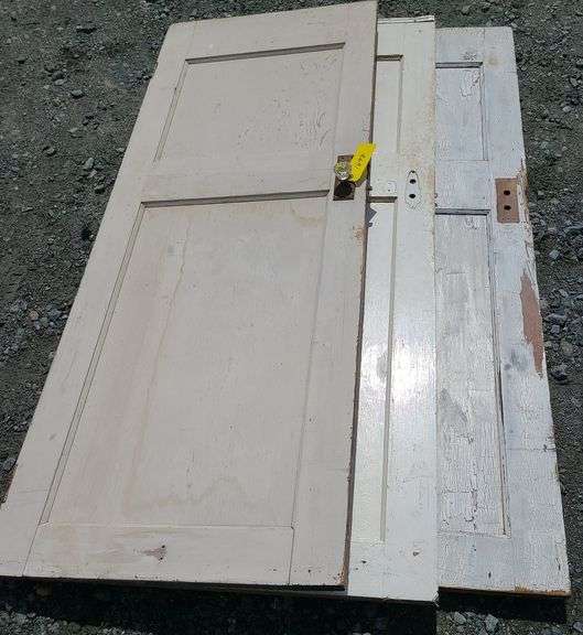 3 Matching Architectural Salvage Doors - Dixon's Auction at Crumpton