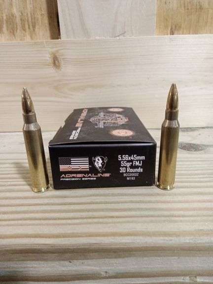150 Rounds of 5.56x45mm 55gr FMJ - Diamond G Auctioneers