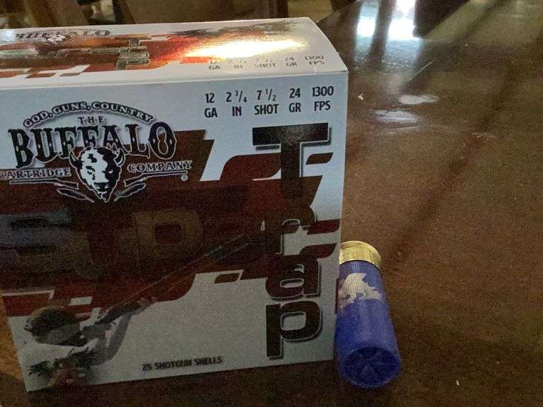 100 Rounds of 12 ga Super Trap Shells - Diamond G Auctioneers