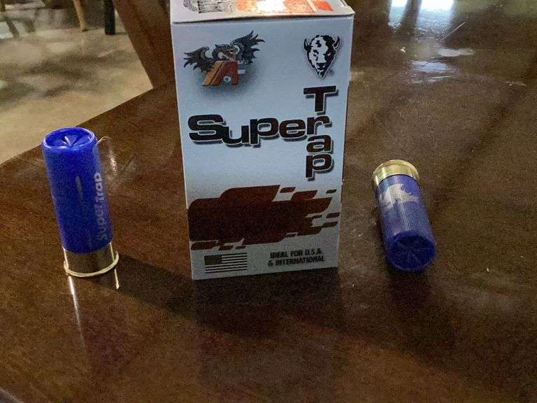 100 Rounds of 12 ga Super Trap Shells - Diamond G Auctioneers