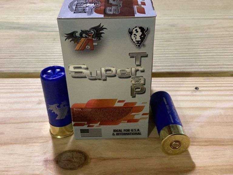 100 Rounds of 12 ga Super Trap Shells - Diamond G Auctioneers