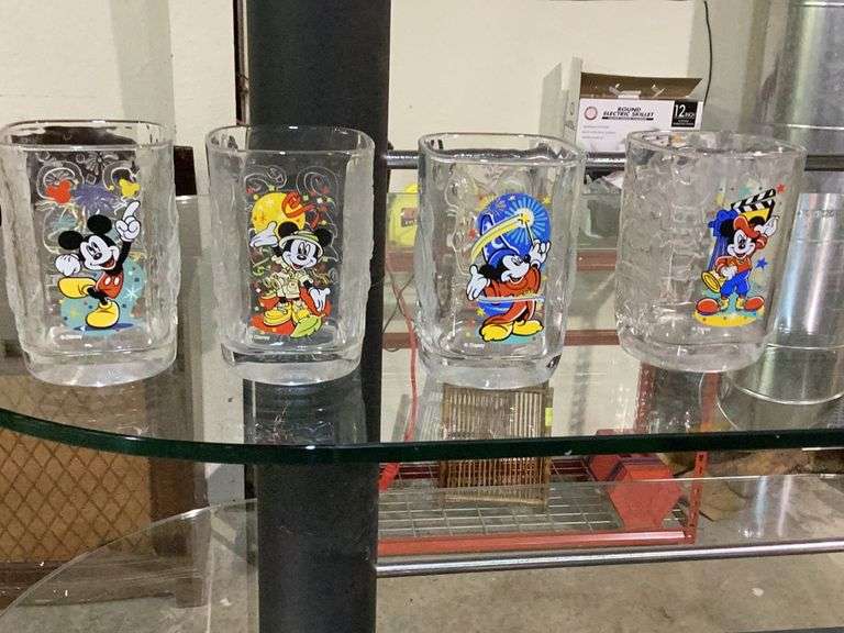 4 Walt Disney World cups All one money - Diamond G Auctioneers