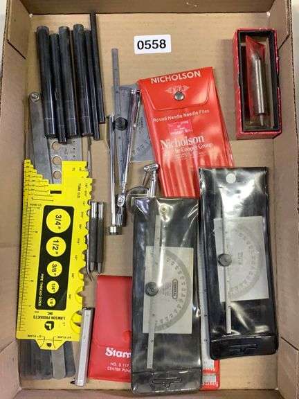 Assorted Measurement Tools & Punches - Delaware Auction Center