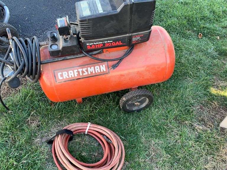 Craftsman 5.5 hp 30 Gallon Air Compressor - Delaware Auction Center