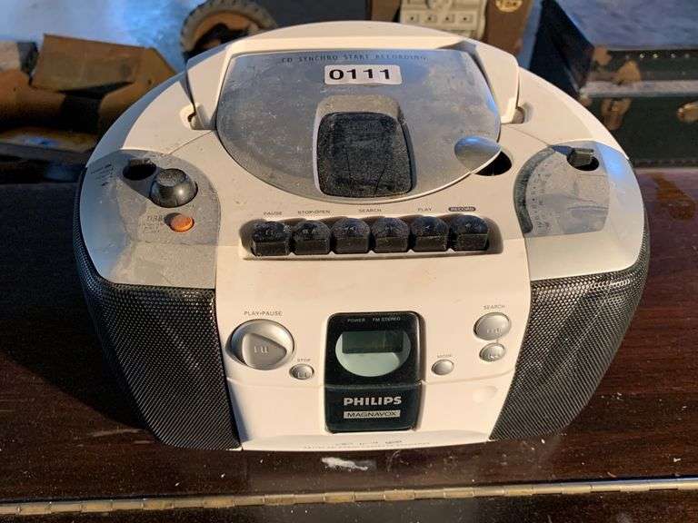 Philips Magnavox Portable Stereo - Delaware Auction Center