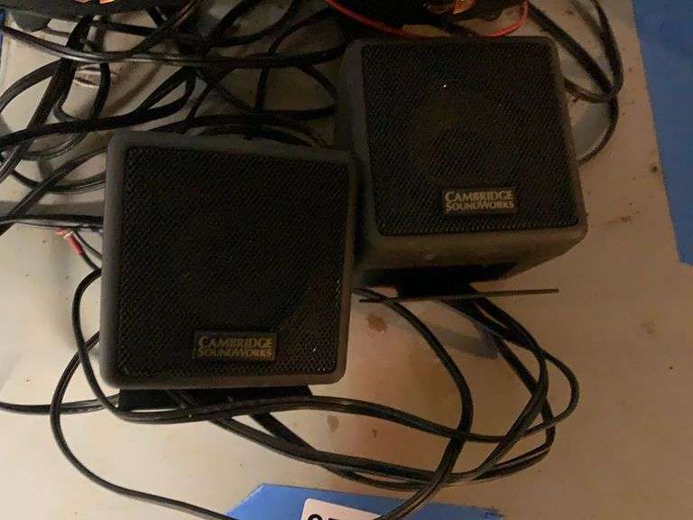 (3) Sets of Computer Speakers: (1) Cambridge Soundworks & (2) Klipsch ...