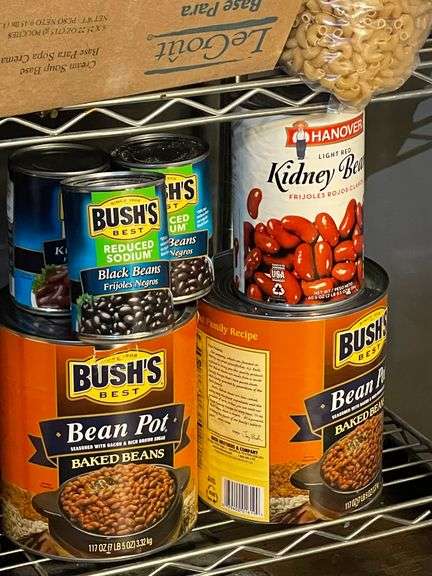 Assortment Of Can Goods Delaware Auction Center
