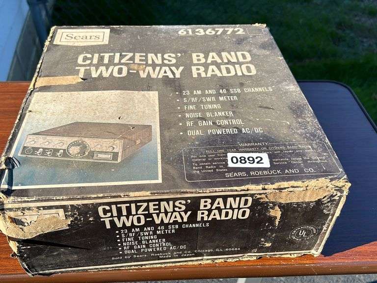 Sears Citizen 2 Way Radio - Delaware Auction Center