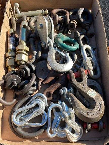 Chain Hooks, Pins, Pulleys & Hooks - Delaware Auction Center
