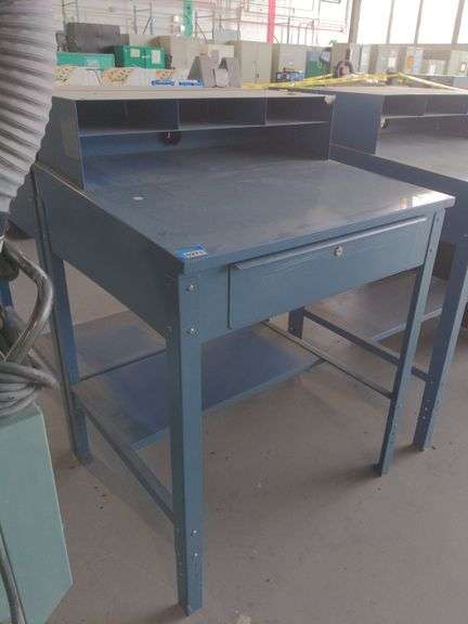 Steel Shop Desk - Delaware Auction Center