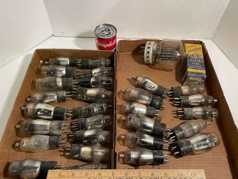 Assorted Vintage Radio Tubes - Delaware Auction Center
