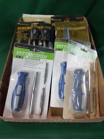 Assorted Pittsburgh Tools Screwdriver Sets - Delaware Auction Center