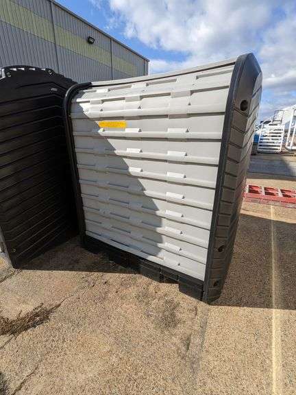 Spill Containment Drum Shed - Delaware Auction Center