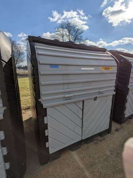 Spill Containment Drum Shed - Delaware Auction Center