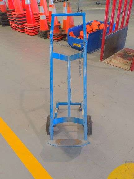 Tronair Single Tank/Cylinder 4 Wheel Hand Cart - Delaware Auction Center