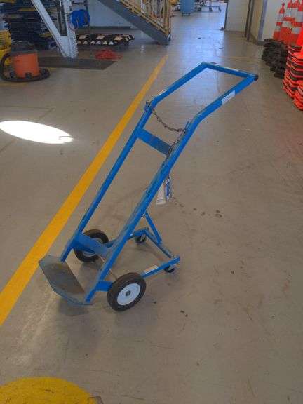 Tronair Single Tank/Cylinder 4 Wheel Hand Cart - Delaware Auction Center