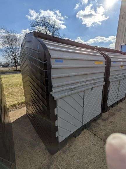 Spill Containment Drum Shed - Delaware Auction Center
