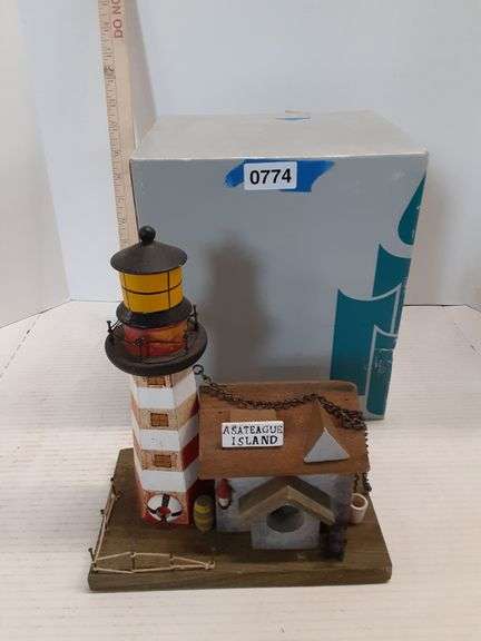 Partylite Sand Castle & Assateague Island Lighthouse - Delaware Auction ...