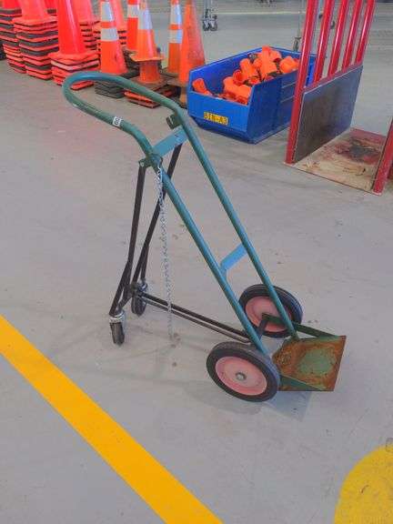 Single Tank/Cylinder 4 Wheel Hand Cart - Delaware Auction Center