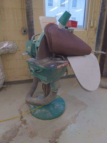 MAX Universal 24" Disc Sander / Grinder (3 Phase) w/ Extra Sanding ...