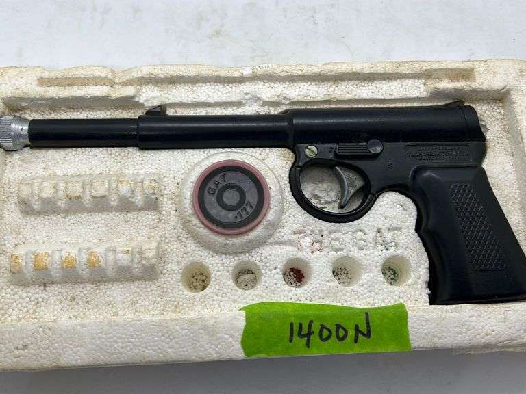 TJ Harrington .177 Cal. The Gat Air Pistol (CO2) - Delaware Auction Center