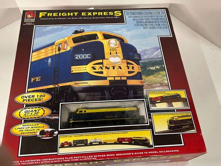 Life-Like HO Freight Express Train Set - Delaware Auction Center