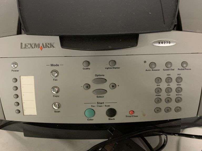 Lexmark x4270 Fax / Copy / Scan / Printer - Delaware Auction Center
