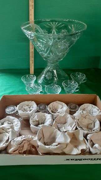 Punch Bowl Set Delaware Auction Center