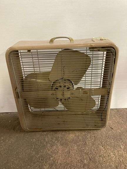 Vintage Berns Air King Fan (works) - Delaware Auction Center