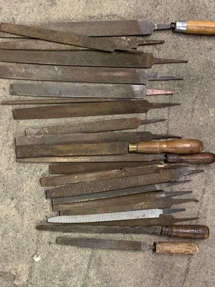 Assorted Wood & Metal Hand Files - Delaware Auction Center