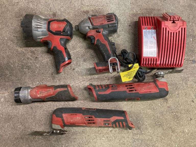 Assorted Milwaukee M12 & M18 Cordless Power Tools to Include ...