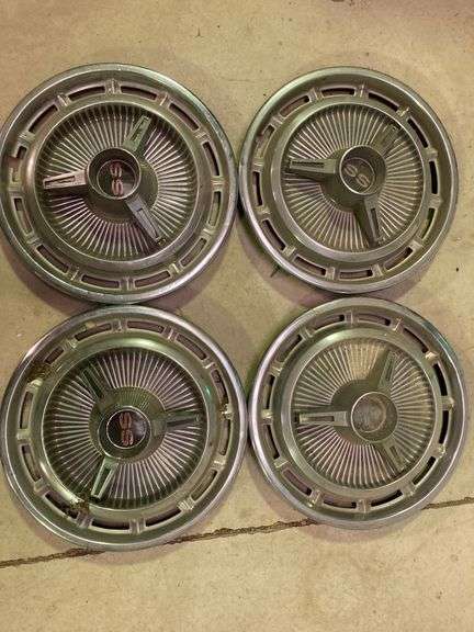 (4) Vintage Chevrolet SS Hubcaps - Delaware Auction Center
