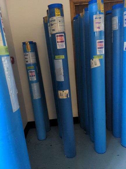 Four Plastic Shipping Tubes with Extra Cap - Delaware Auction Center