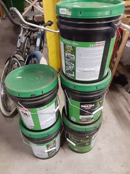 (5) Black Jack Drive-Kote 500 Buckets - Delaware Auction Center