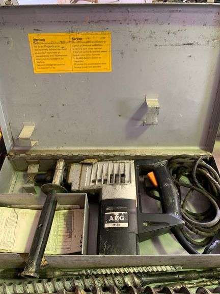 AEG PH38 Rotary Hammer Drill w/case & bits - Delaware Auction Center