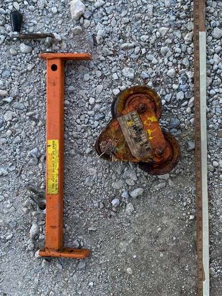 2 Ton Hoist Balance & I Beam Trolley - Delaware Auction Center