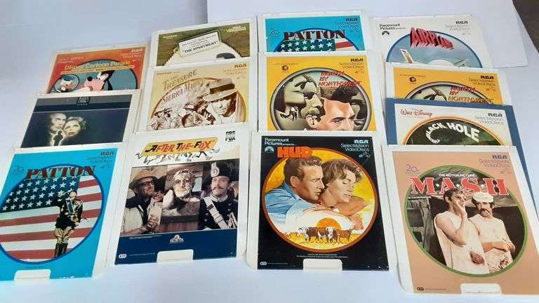 Assortment of Vintage Capacitance Electronic Disc System - Delaware ...