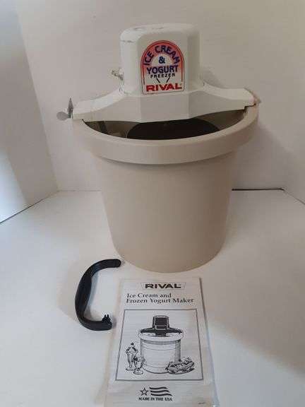 Rival Ice Cream & Yogurt Freezer - Delaware Auction Center