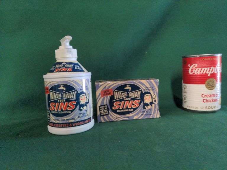 Wash Away Your Sins Hand Soaps - Delaware Auction Center