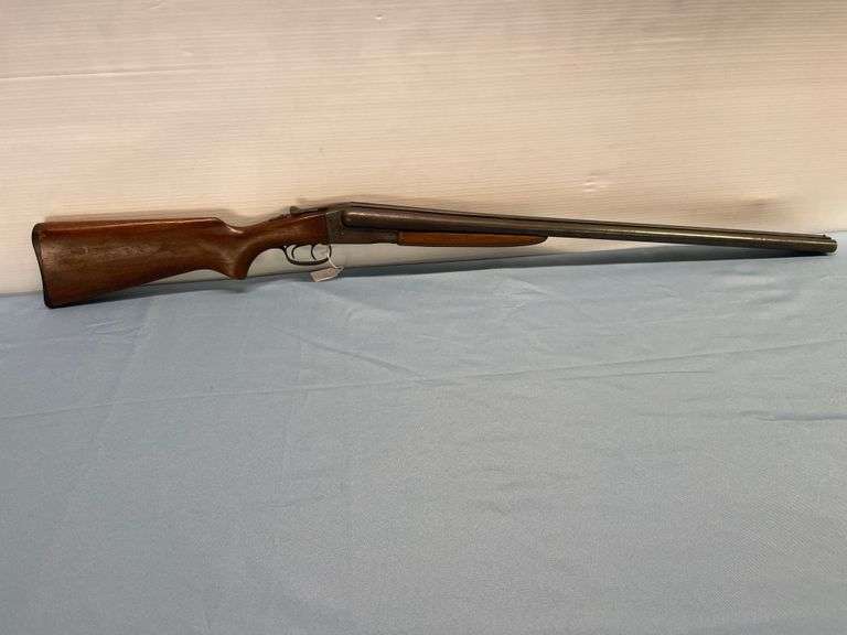 Stevens Springfield 12 Gauge Double Barrel Shotgun - Delaware Auction ...