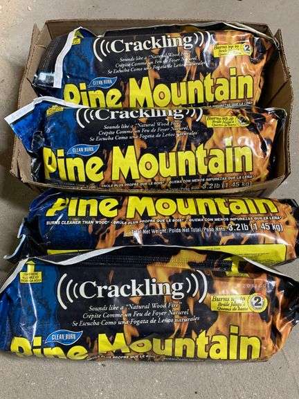 (4) Crackling Pine Mountain Logs - Delaware Auction Center