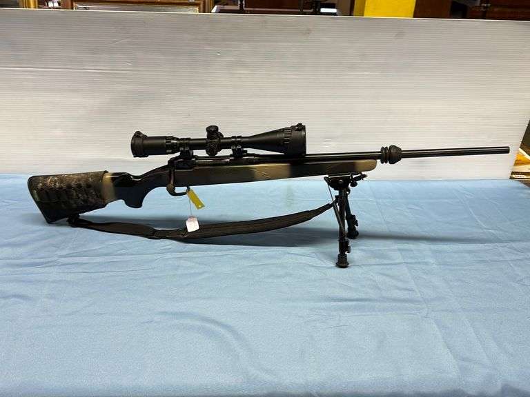 Stevens Model 200 22/250 Caliber Bolt Action Rifle w/Centre Point Scope ...