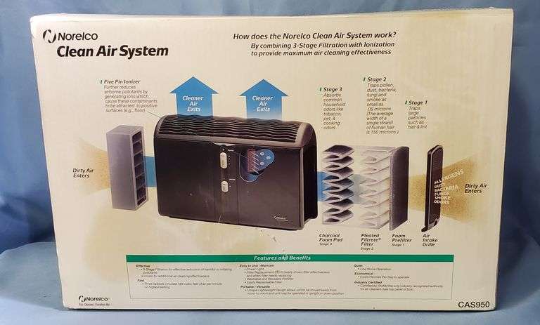 Norelco Clean Air System - Delaware Auction Center
