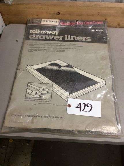 Craftsman Tool Box Drawer Liners - Duck Soup Auctions