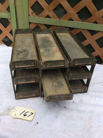 Metal Storage Trays - Duck Soup Auctions